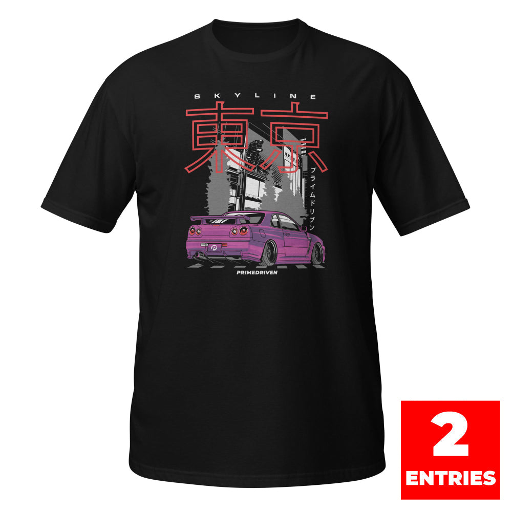 Skyline R34 Tail Shirt – Prime Driven