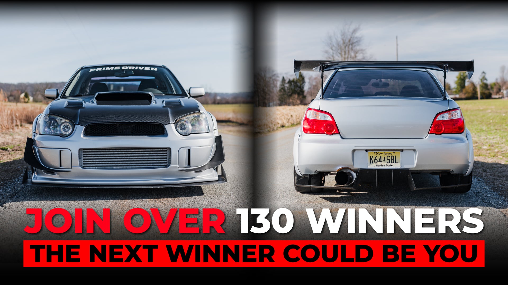Prime Driven past winners of our car giveaways